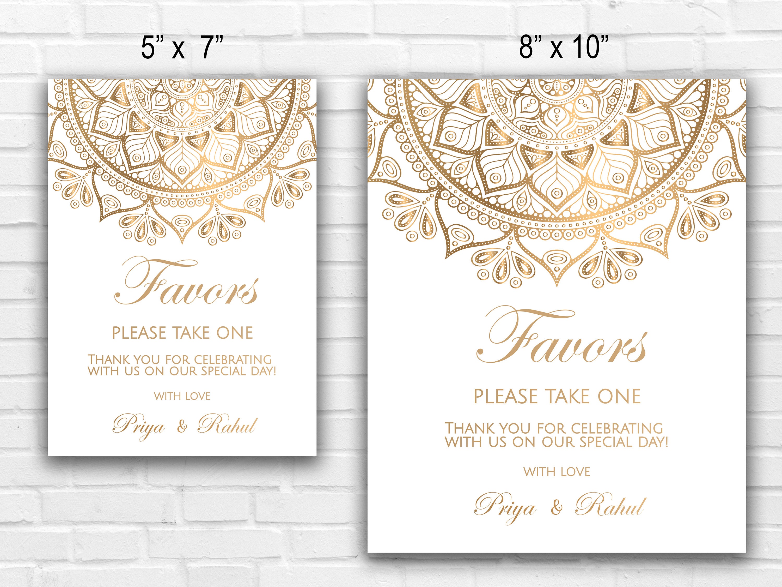 Wedding Favor Sign Editable Favor Sign Please Take One Sign - Etsy