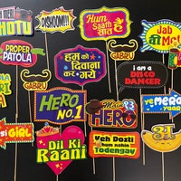 PRINTABLE India Photo Booth Props–bollywood Props-india Party Props ...
