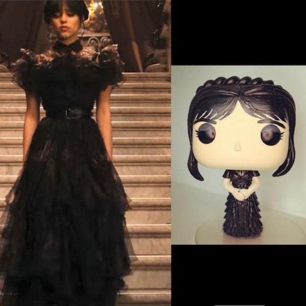 Wednesday Addams Figurine - Etsy