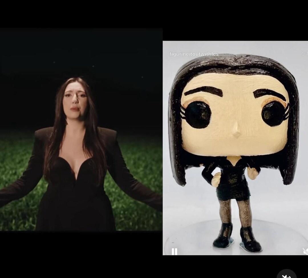 Custom Figure of Yuval Raphael From Her Eurovision Performance - Etsy