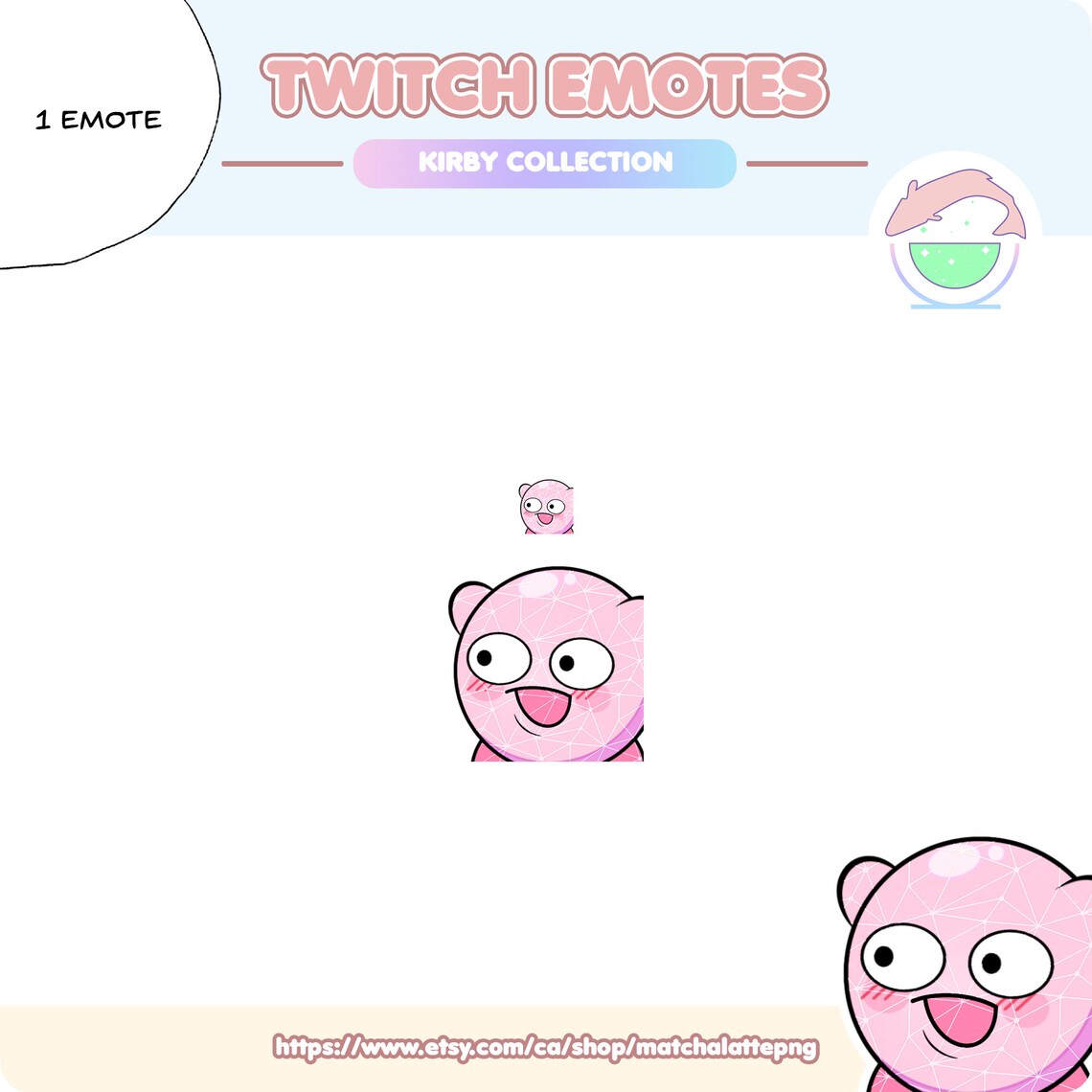 Kirby Meme Pog Funny Emote | Premade | Twitch, Discord, Youtube - Etsy