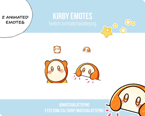 Animated Wiggle Bongo Waddle Dee Kirby Dance Excited Cute - Etsy
