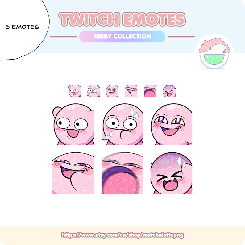 Kirby Meme Pog Monkas Kewk Lul Omegalul Not Like This Bundle Emote ...
