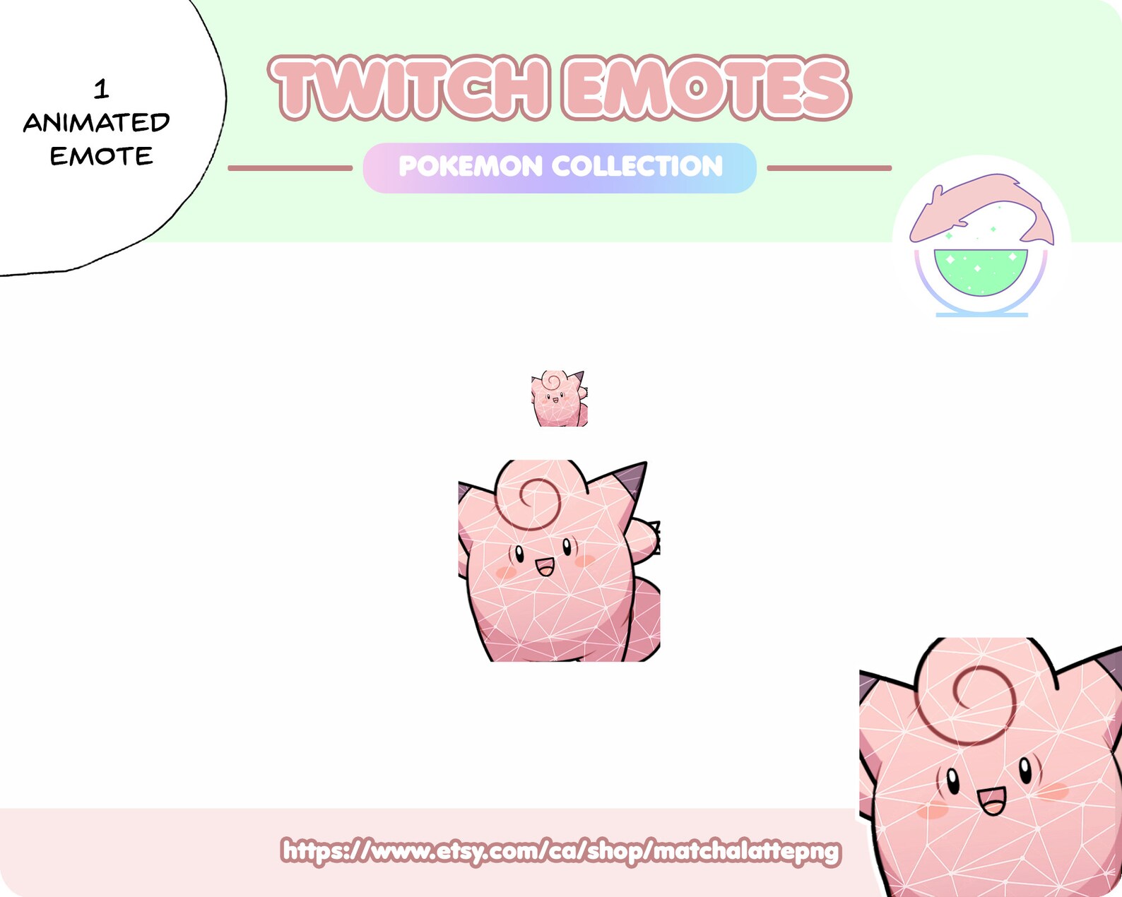 Animated Wiggle Pokemon Clefairy Melofee Dance Excited Cute Kawaii ...