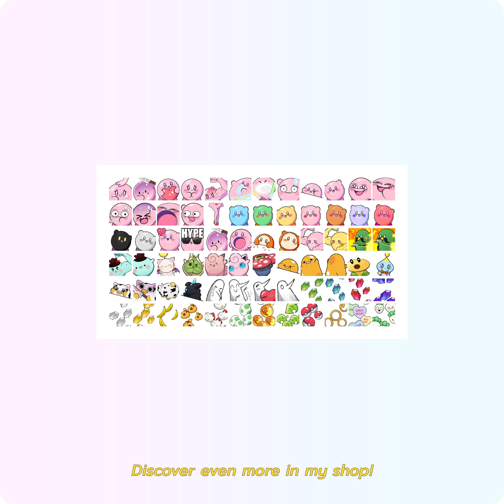 Kirby Meme Omegalul Funny Emote | Premade | Twitch, Discord, Youtube - Etsy