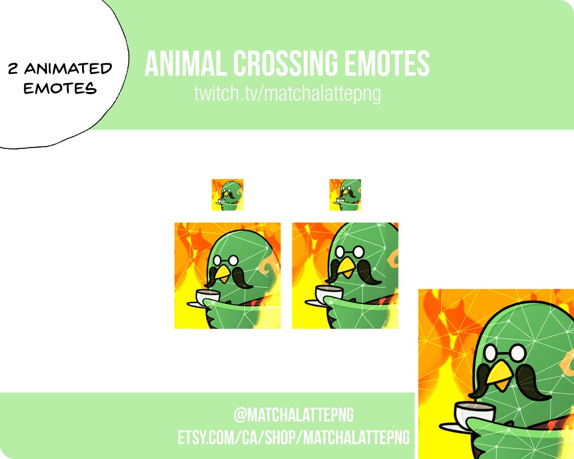 Animated This is Fine Meme Brewster Robusto Emote Premade | Etsy