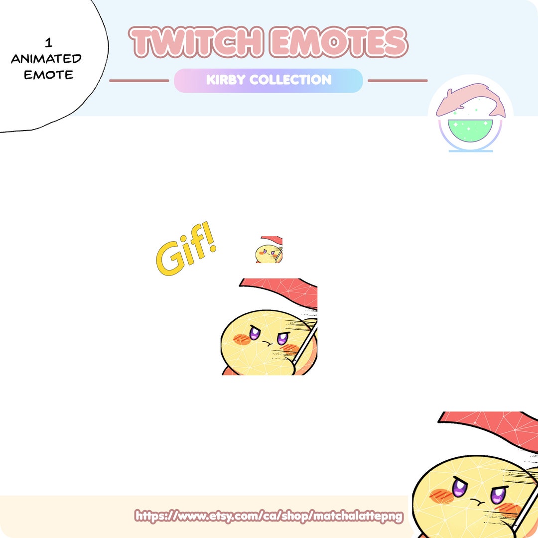 Animated Keeby Red Flag Cute Kawaii Emote | Premade | Twitch, Discord ...