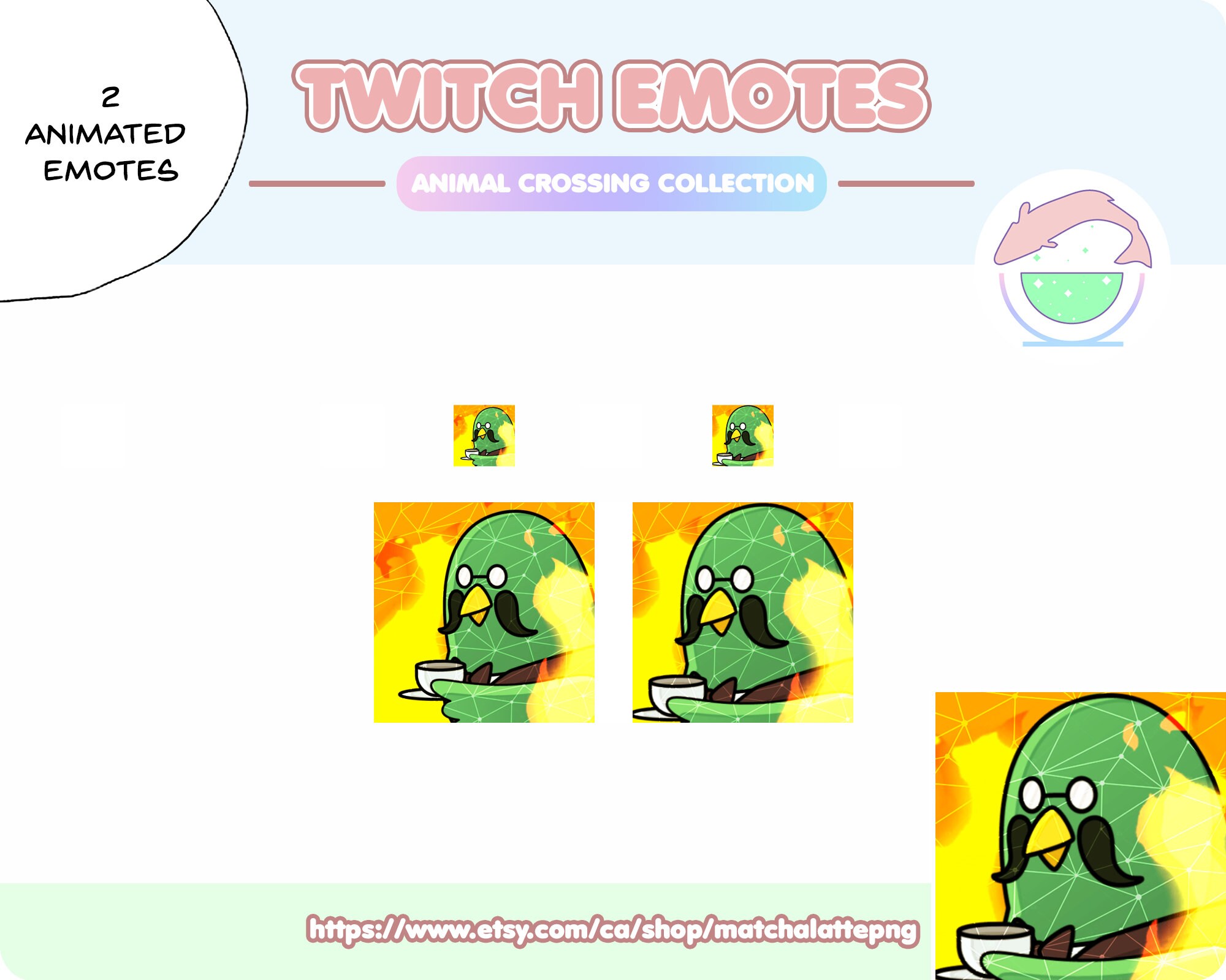 Animated This is Fine Meme Brewster Robusto Emote | Premade | Twitch ...
