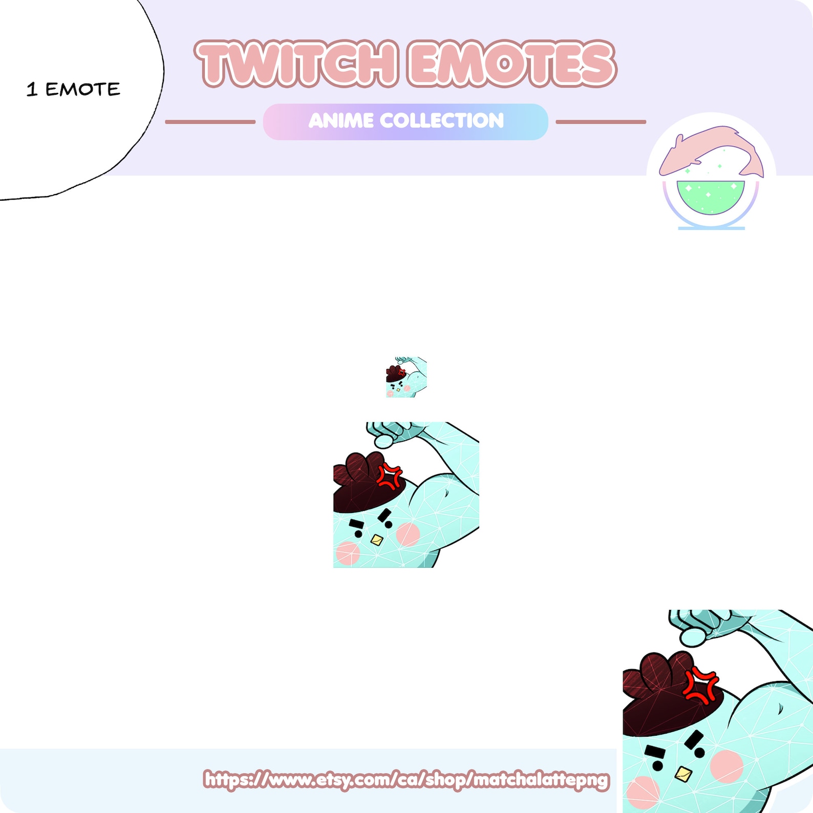 Cursed Scissor Seven Xiao Fei Flex Angy Emote | Premade | Twitch ...