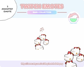 ANIMATED Bongo Chicken Emote Kawaii Cute Hen Drum - Etsy