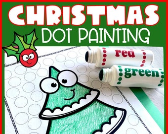 Christmas Nativity Dot Painting Bundle, Dot Marker Activities, Do a Dot ...