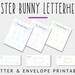 Official From the Desk of the Easter Bunny Letterhead Stationery With ...