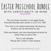 Easter Preschool Bundle, Easter Activity Sheets, Religious Preschool ...
