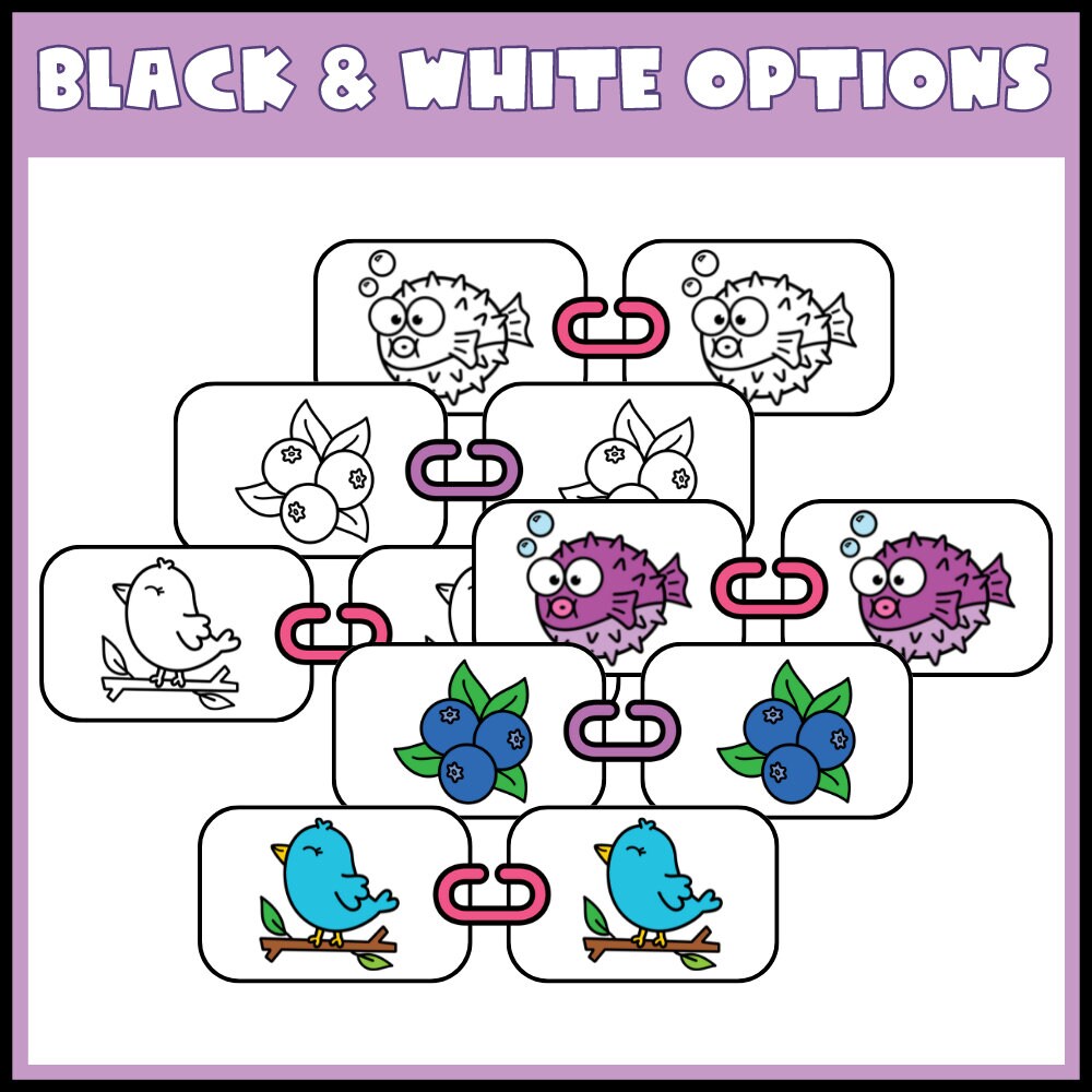 BL Blend Chain Link Cards, Spelling Activity With Fine Motor Skills - Etsy