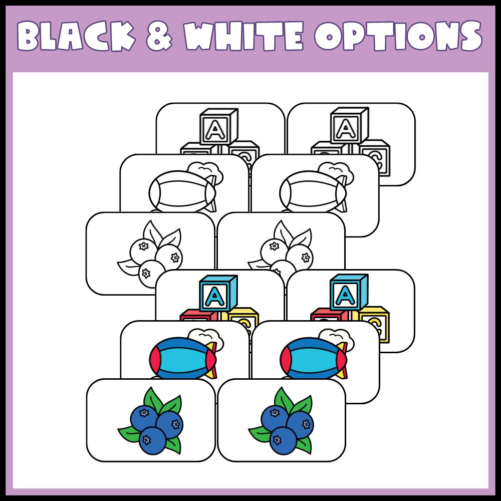 BL Blend Memory Game, Print and Go Spelling Activity - Etsy