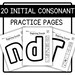Initial Consonant Activity Bundle, Phonemic Awareness, Preschool ...