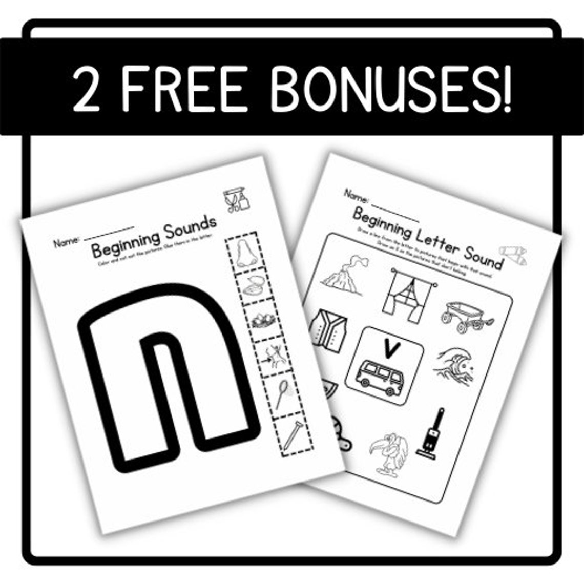 Initial Blend Picture Sort, Beginning Blends Picture Sort, Phonemic ...