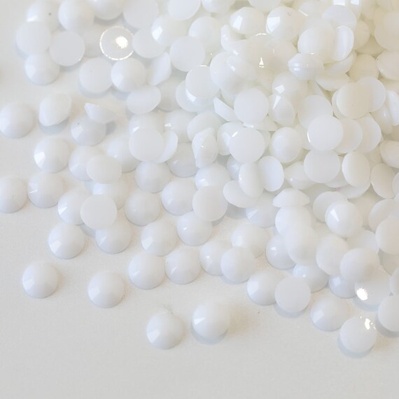 50000pcs White Rhinestones Iridescent Nonhot Fix Resin Jelly | Etsy