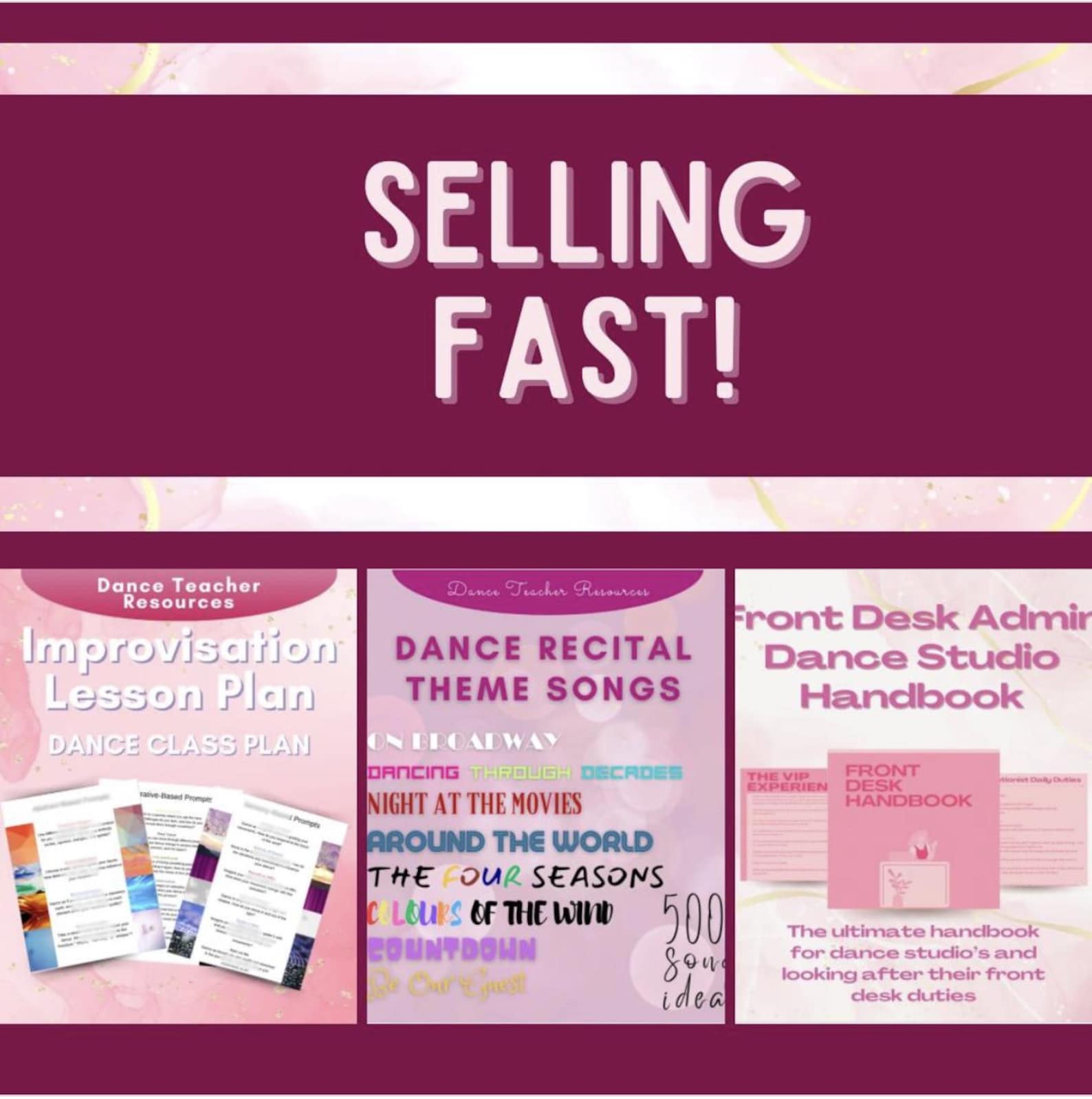 Pre School Dance Ballet Jazz Curriculum Lesson Plans for Dance Teachers ...