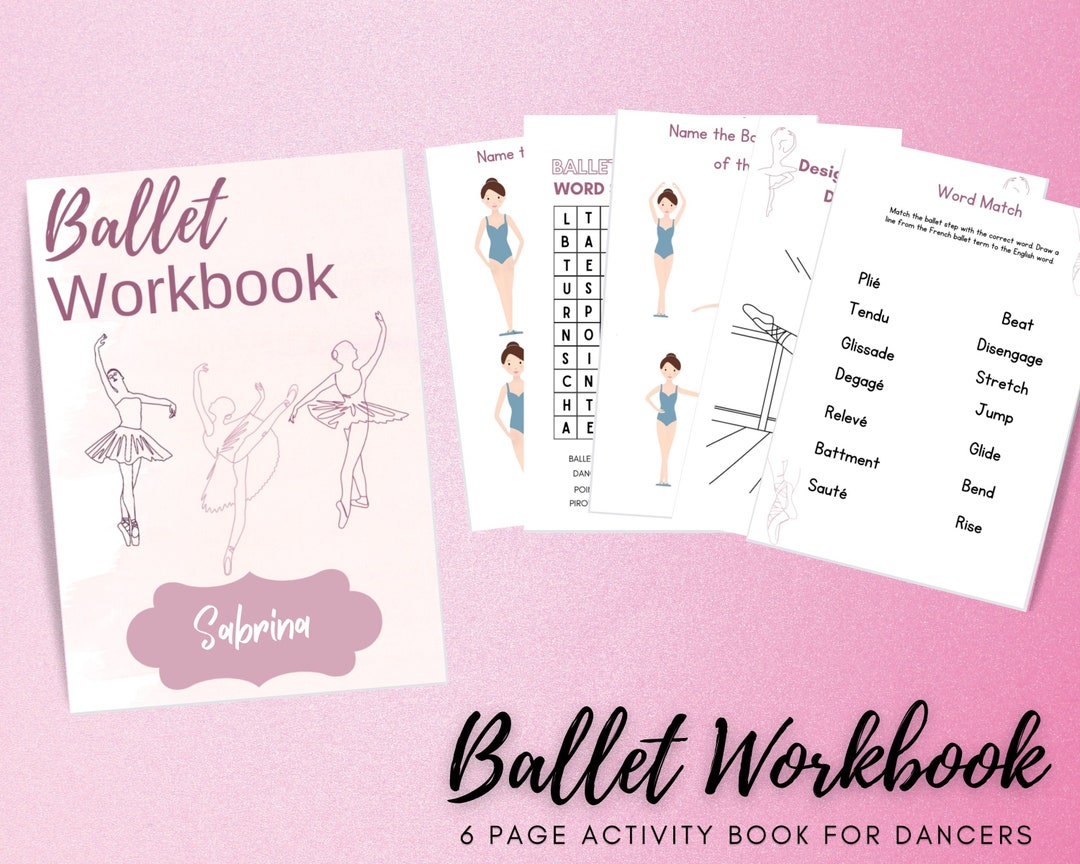 Ballet Dance Student Activity Workbook - Essential Resource for ...