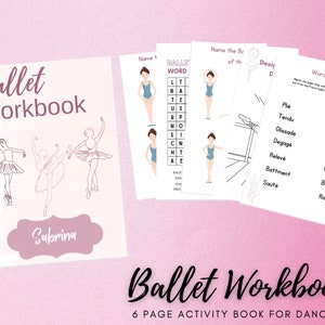 Ballet Dance Student Activity Workbook - Essential Resource for ...