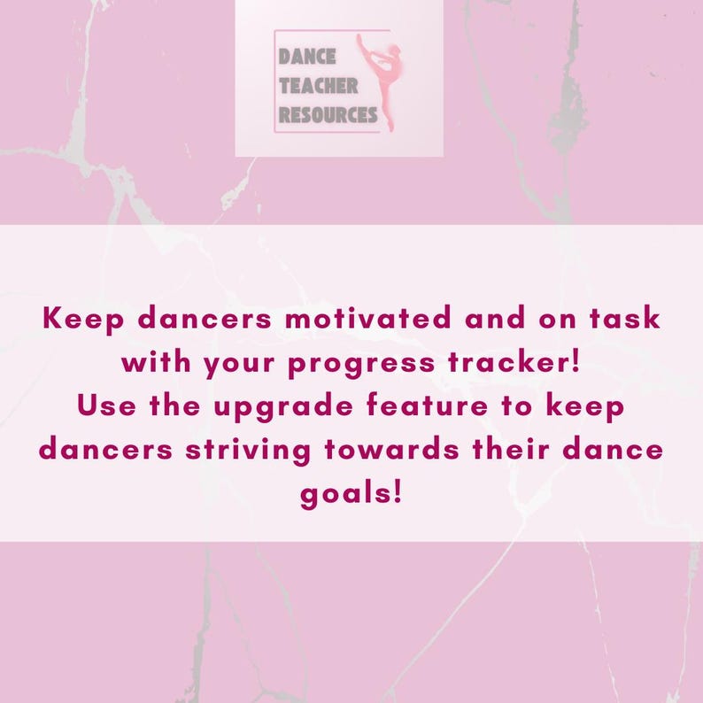 Competition Dancer Progress Tracker for Dance Studio Owners Teachers ...