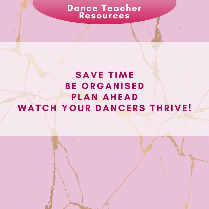 Dance Teacher Lesson Plan / Templates for Dance Studio Owners / Drama ...