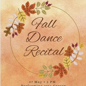 Dance Recital Program Template Bundle: Customizable PDF - Etsy
