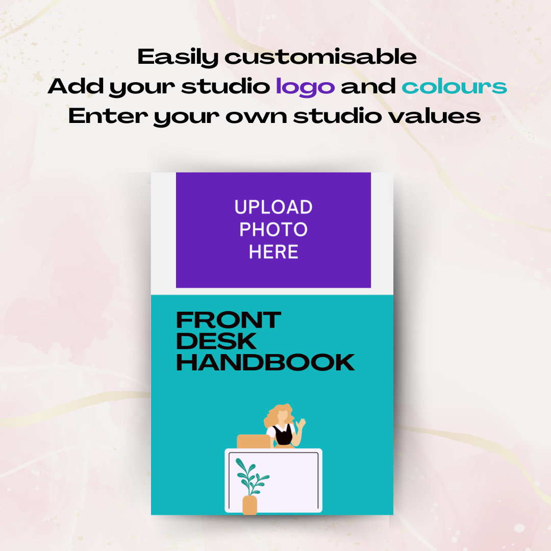 Dance Studio Front Desk Handbook: Admin & Team Management (canva ...