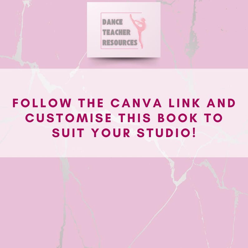 Dance Studio Parent Welcome Kit – Ready-to-use Booklet for New Family ...