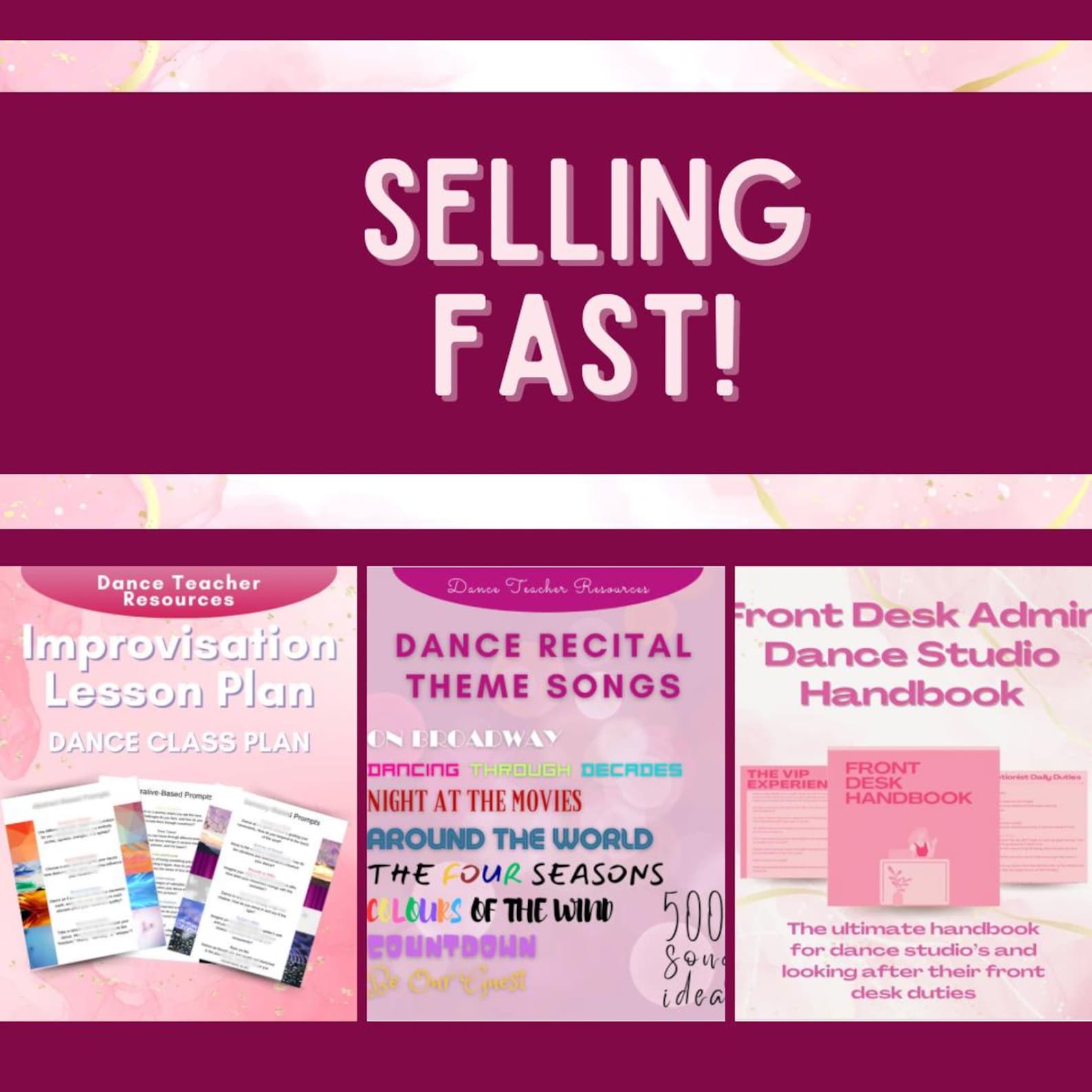 Dance Recital Themes & Song List: Studio Guide (digital Download) - Etsy