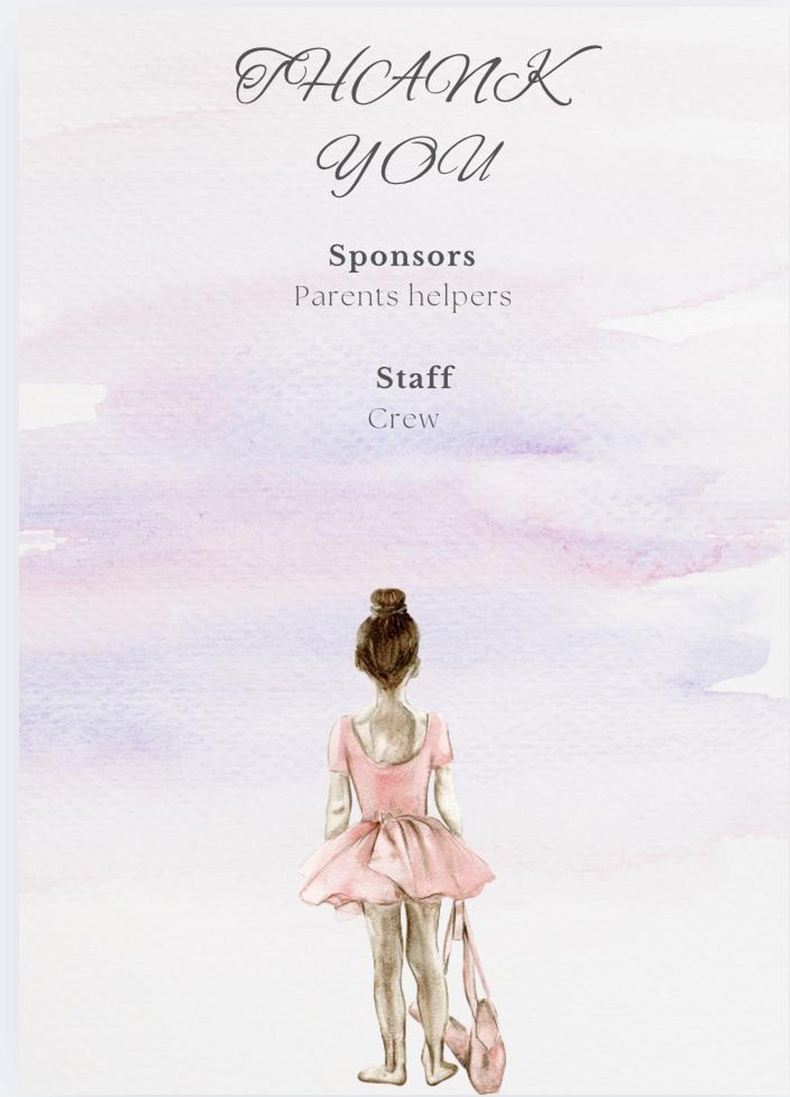 Dance Recital Program Template Bundle | Customizable & Printable PDF ...