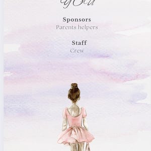 Dance Recital Program Template Bundle: Customizable PDF - Etsy