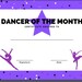 Editable Dance Studio Awards: Printable Certificate Templates (instant ...
