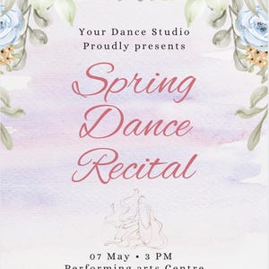 Dance Recital Program Template Bundle: Customizable PDF - Etsy
