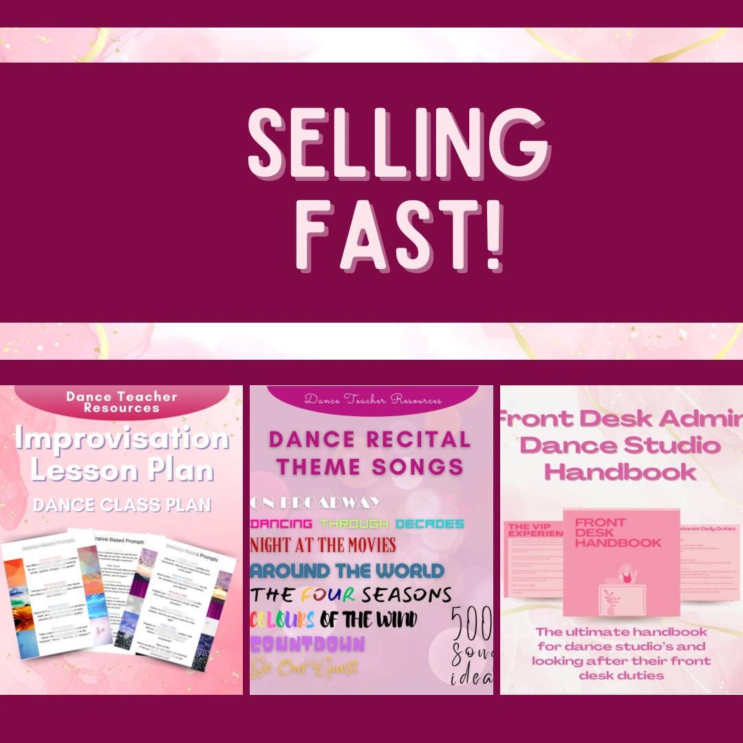 Dance Teacher Lesson Plan / Templates for Dance Studio Owners / Drama ...