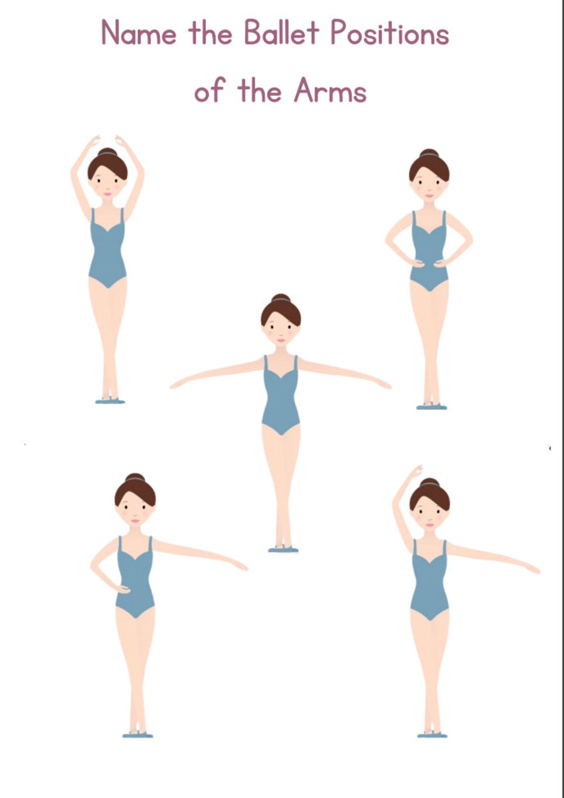 Ballet Dance Student Activity Workbook for Dance Teachers / - Etsy