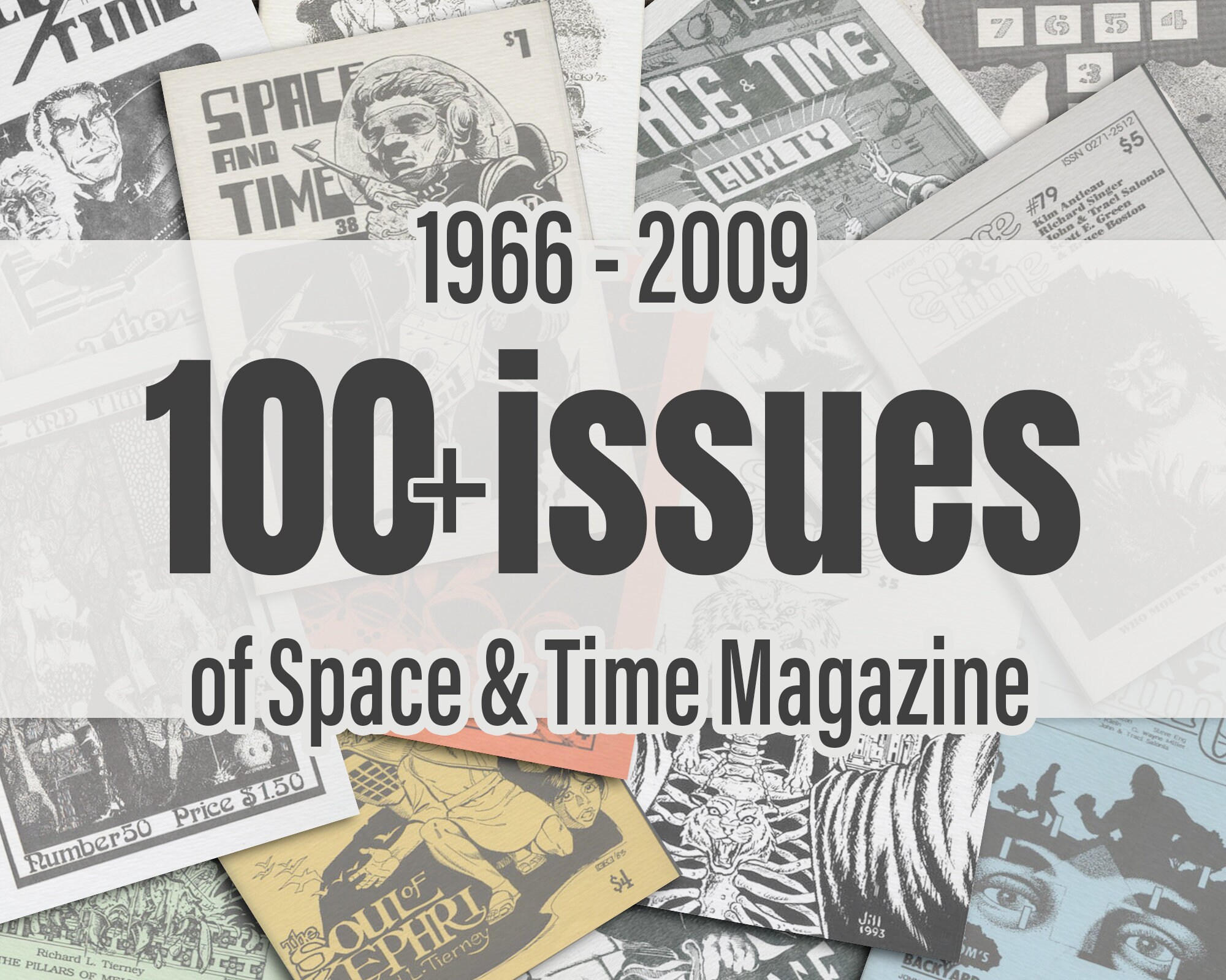 100 Bundle of Space & Time Magazine Collection of Science Fiction ...