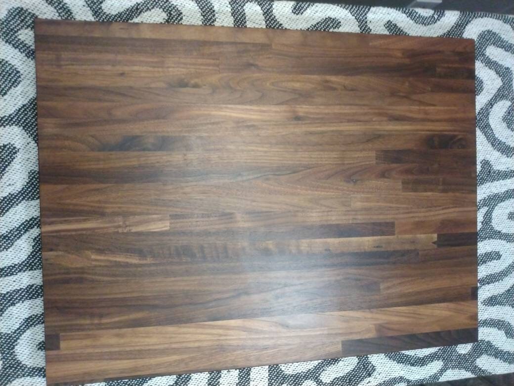 Walnut Edge Grain Charcuterie Board | Butcher Block Stovetop Cutting ...