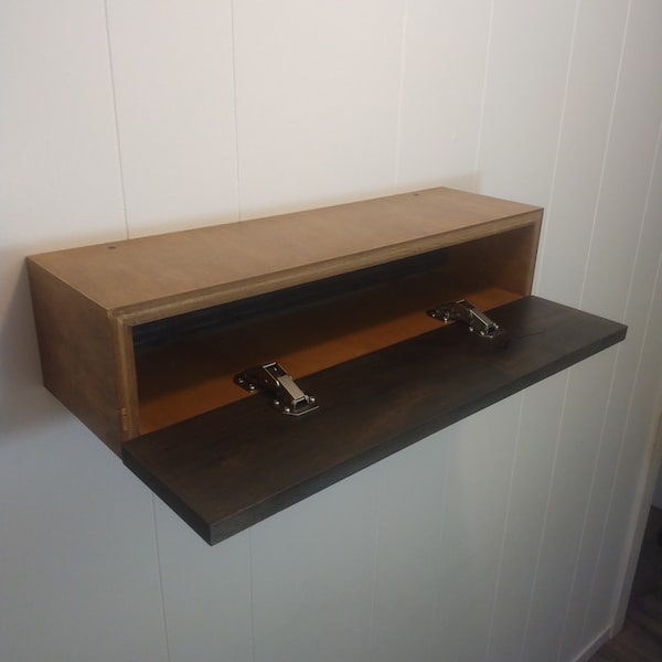 Floating Shelf With Drawer - Etsy