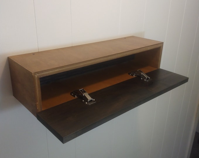 Floating Shelf With Storage Space. - Etsy