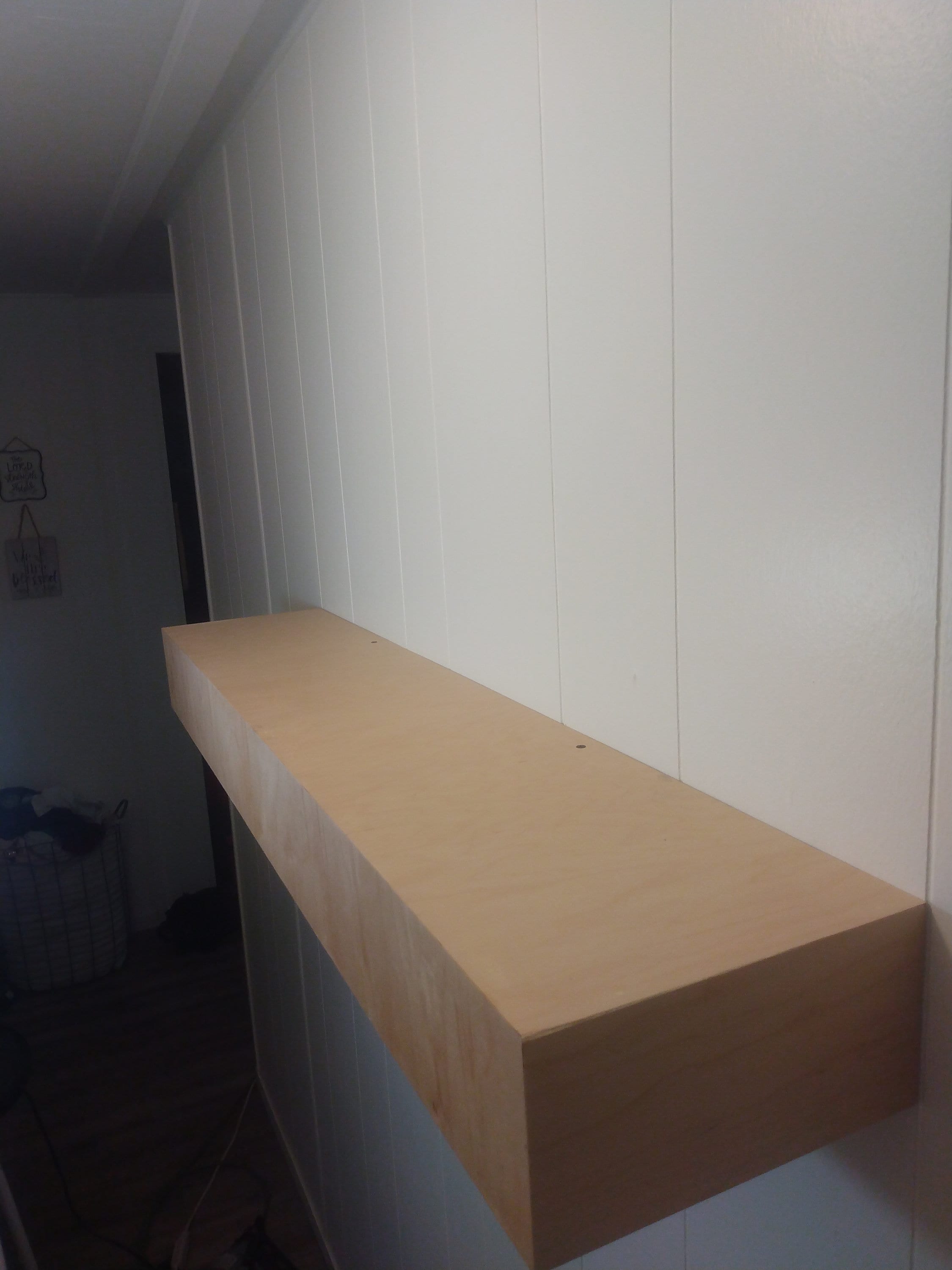 Free Floating Shelf Mitered Edges: Fireplace Mantel. - Etsy