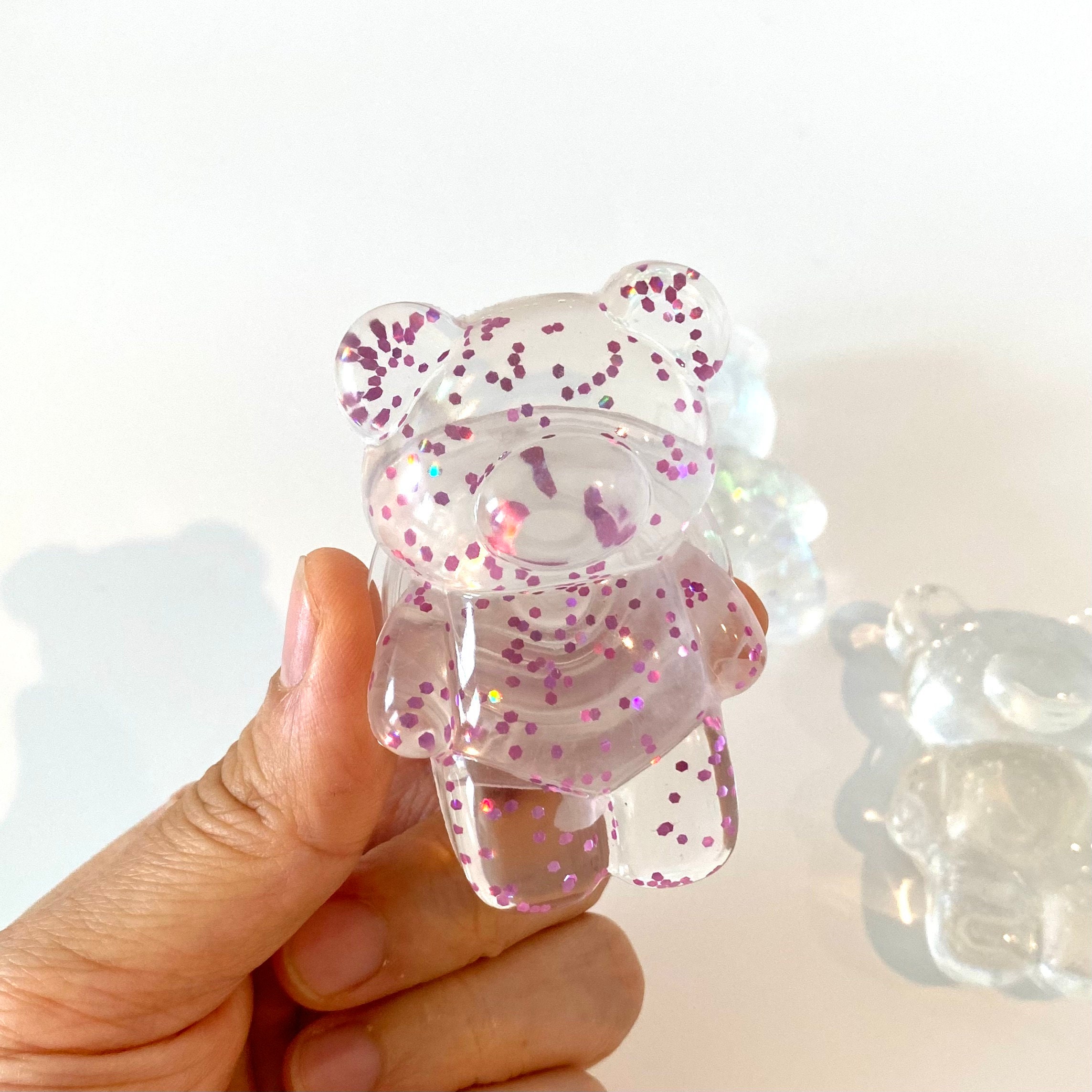 Glittery Cute Adorable Gummy Bear Teddy Bear Phone Griptok - Etsy