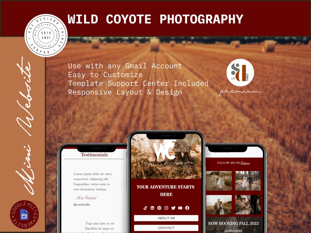 Google Linktree Template | Instagram Landing Page | Linktree Alternate | Landing Page | Boho ...