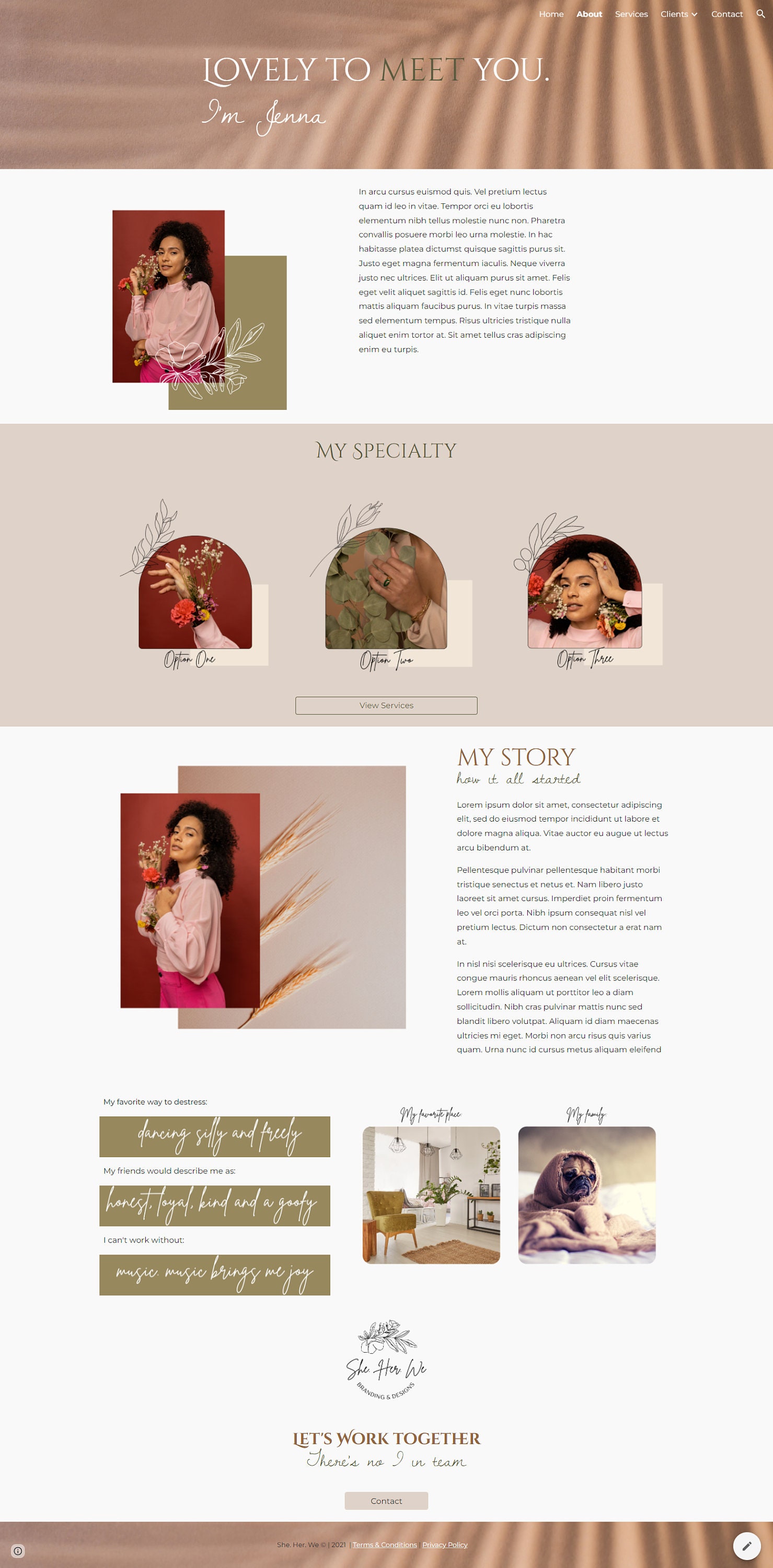 Google Sites Template Boho Theme for Google Sites Life - Etsy