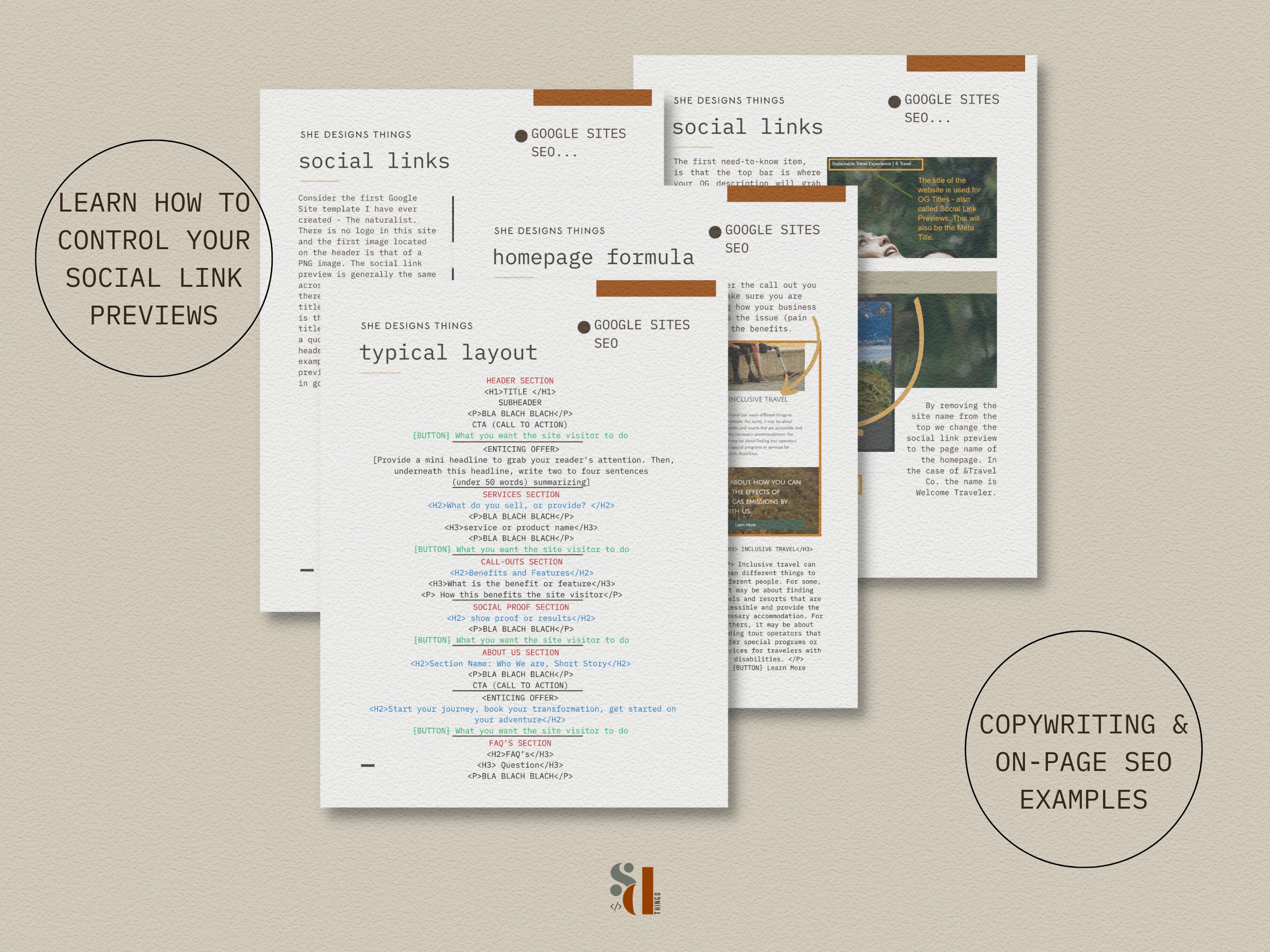 Copywriting Guide With Prompts Printable Website Planner Online ...