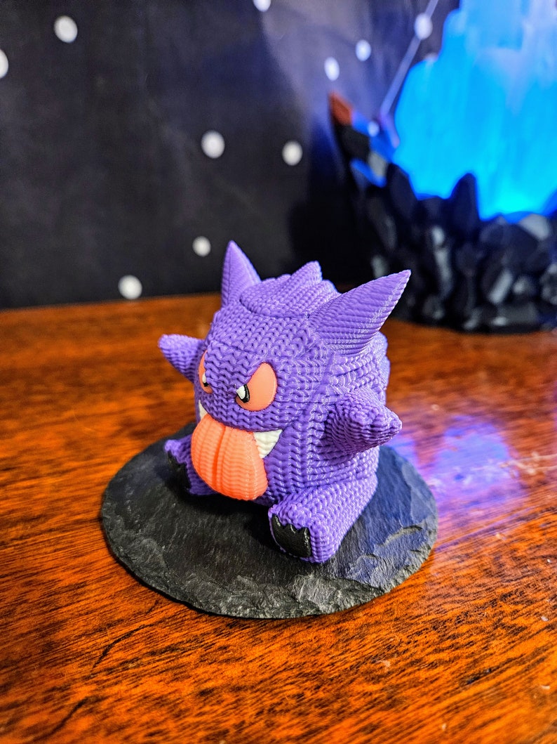3D Printed "knitted" Gengar - Etsy