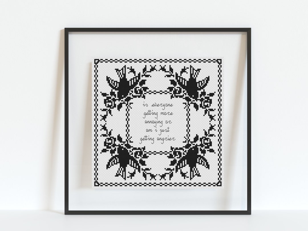 Is Everyone Getting More Annoying - PDF Pattern - Subversive Cross ...