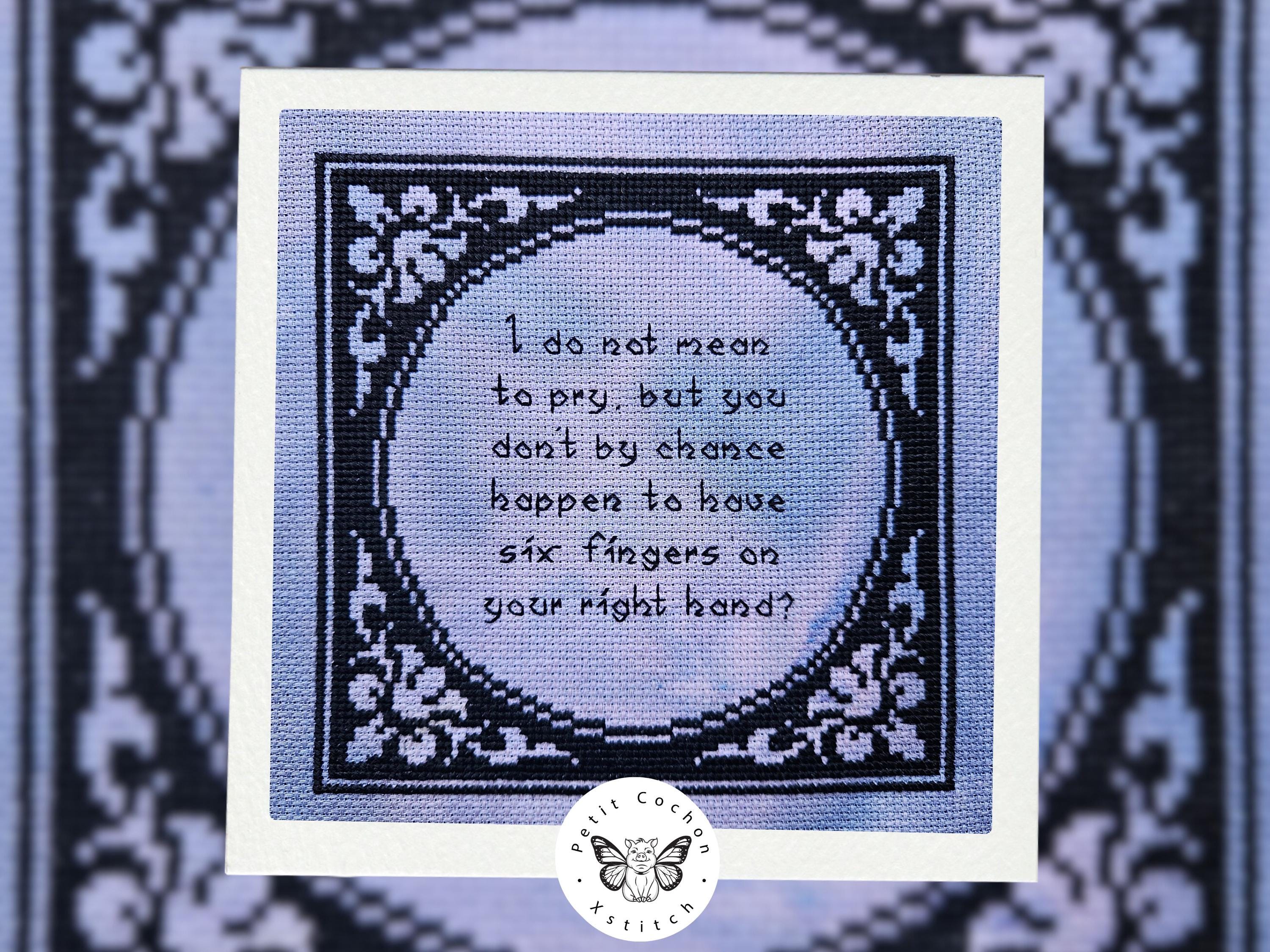 Princess Bride Quote Cross Stitch Pattern - PDF Pattern - Inigo Quote ...