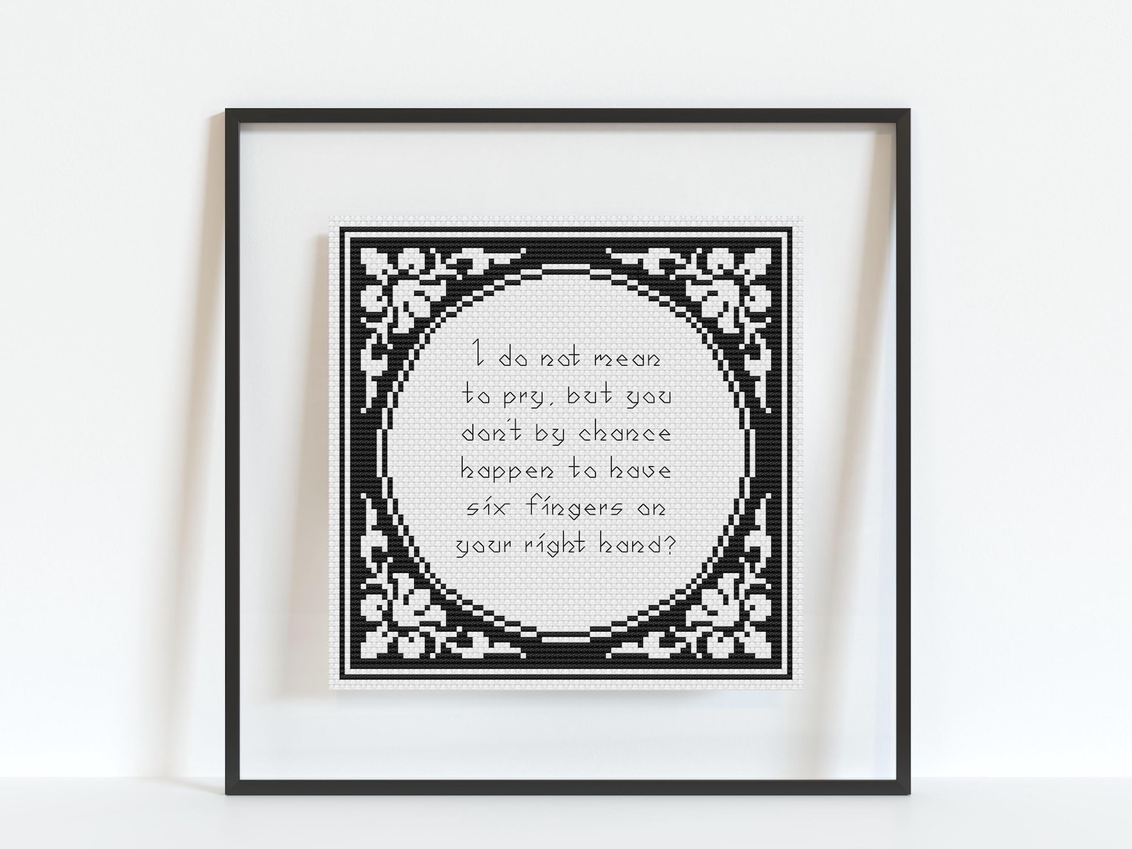 Princess Bride Quote Cross Stitch Pattern - PDF Pattern - Inigo Quote ...